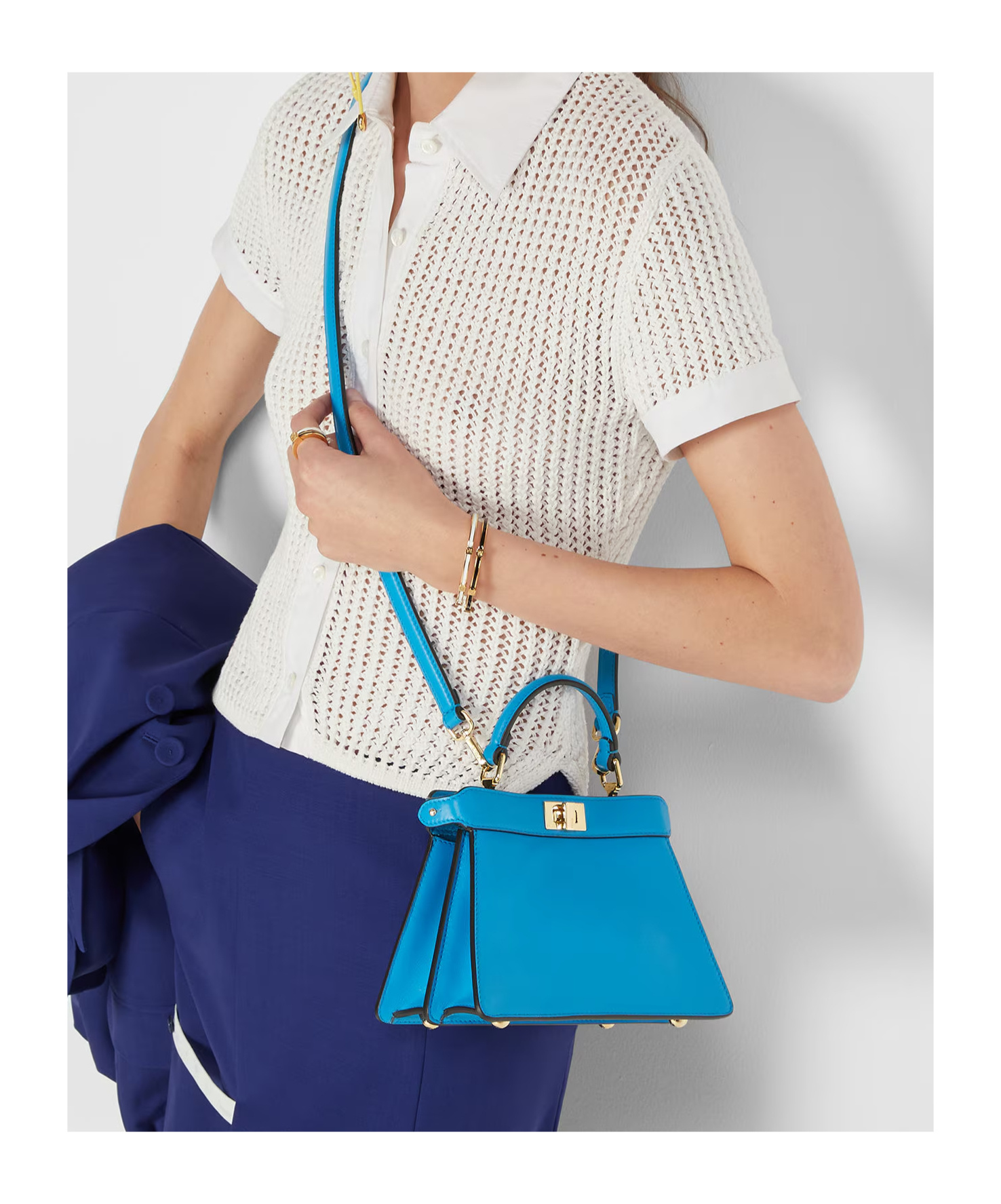 FENDI Fendi Peekaboo ISeeU Petite Tote Bag
